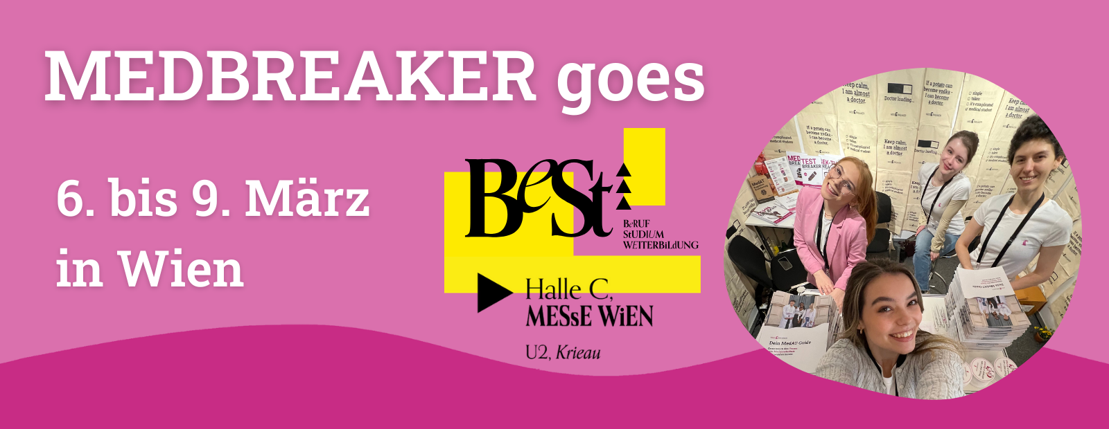 Alle Infos zum MedAT auf der BeSt-Messe Wien - MEDBREAKER | MedAT Alle Infos zum MedAT auf der BeSt-Messe Wien - MEDBREAKER | MedAT